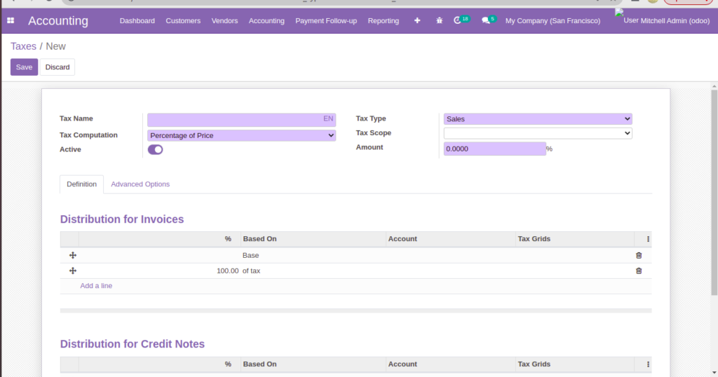 How To Configure Tax In Odoo 14 – Enzapps IT Solution-